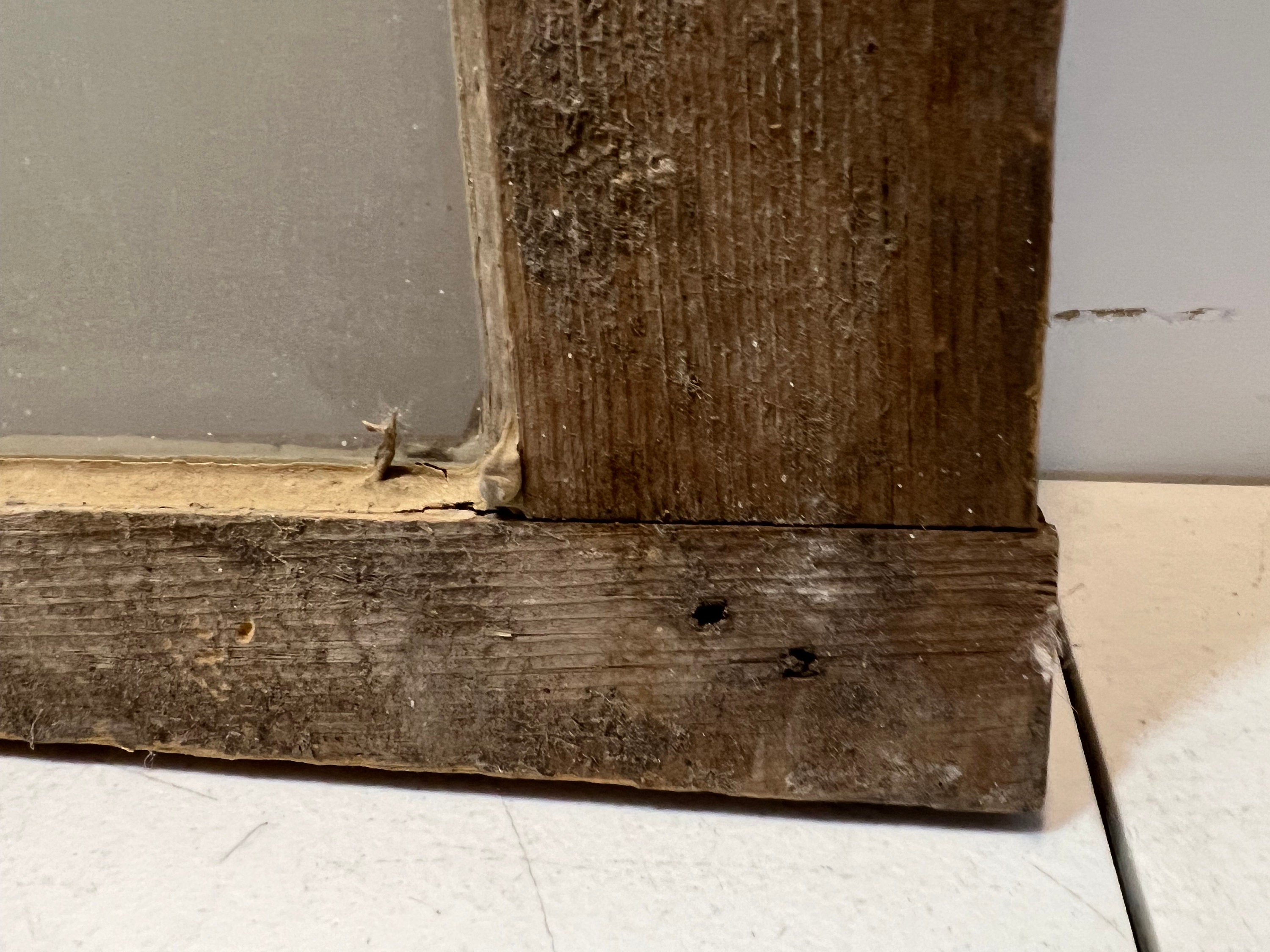 Rustic Window 6 Pane Decor Barn Window Vintage Repurposed Wood 27”x24 ...