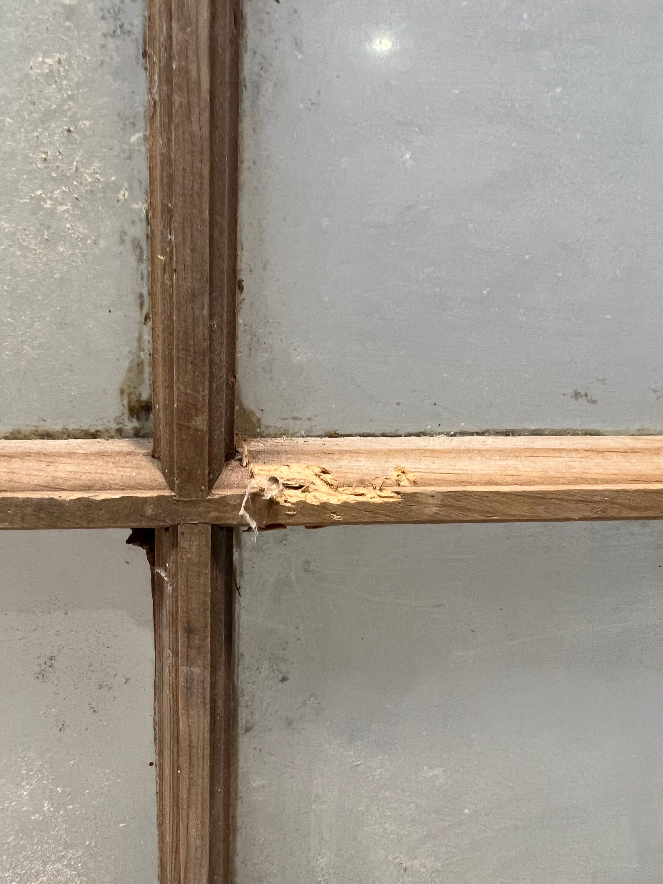 Rustic Window 6 Pane Decor Barn Window Vintage Repurposed Wood 27”x24 ...