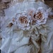 MADE TO ORDER of White Ivory Roses Victorian Short in Front Drapped ...