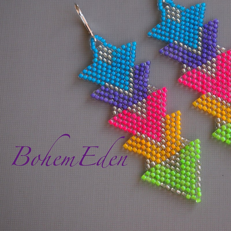 Beaded Triangle Patterns - Etsy