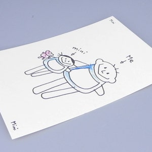 Mini Me - Greeting Card for Father or Daughter, Father's Day - Etsy