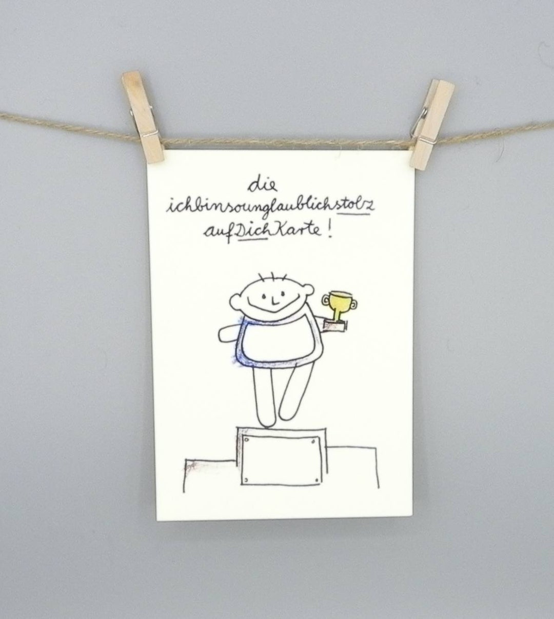 Proud of You Card for School Graduation / Nini San Congratulations Card ...