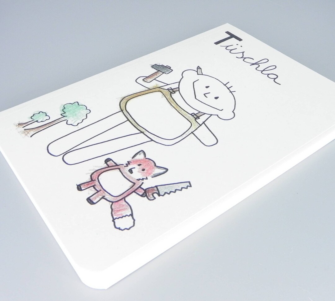 Carpenter's Notebook, Tüschla Profession From a Child's Perspective - Etsy