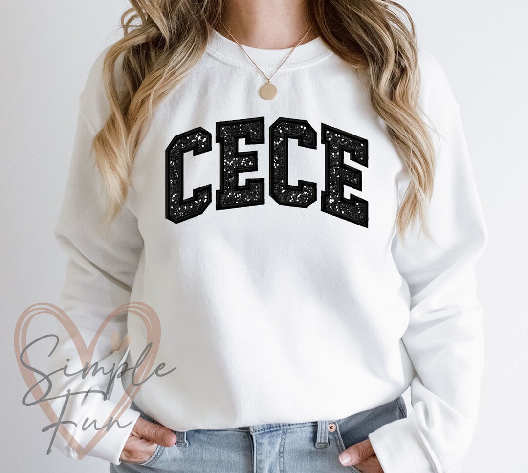 CECE Applique Embroidery Design,grandma Embroidery Design,machine ...