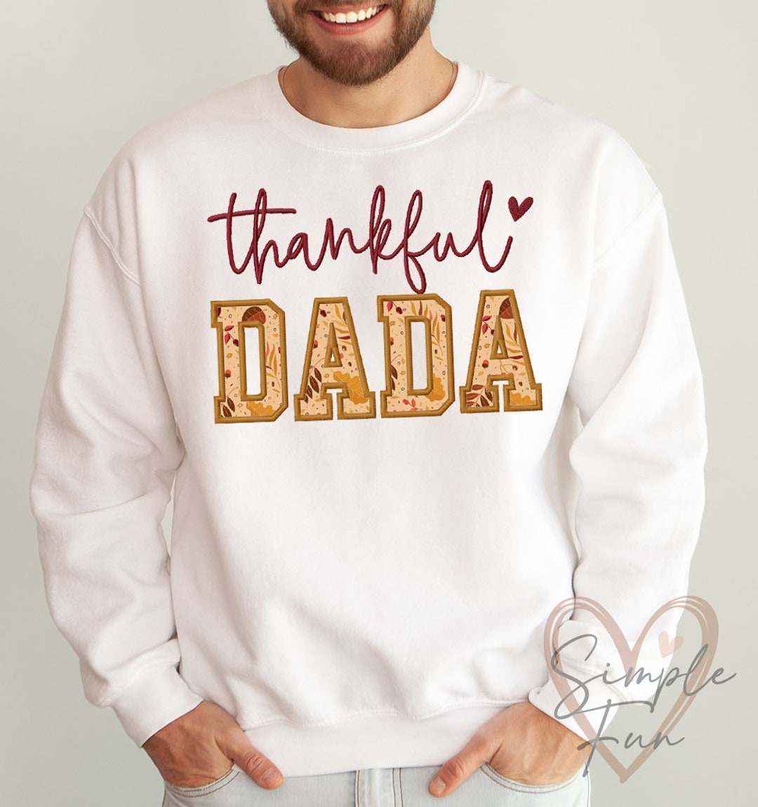 Thankful DADA Applique,thankful Dada Embroidery,thanksgiving Embroidery ...