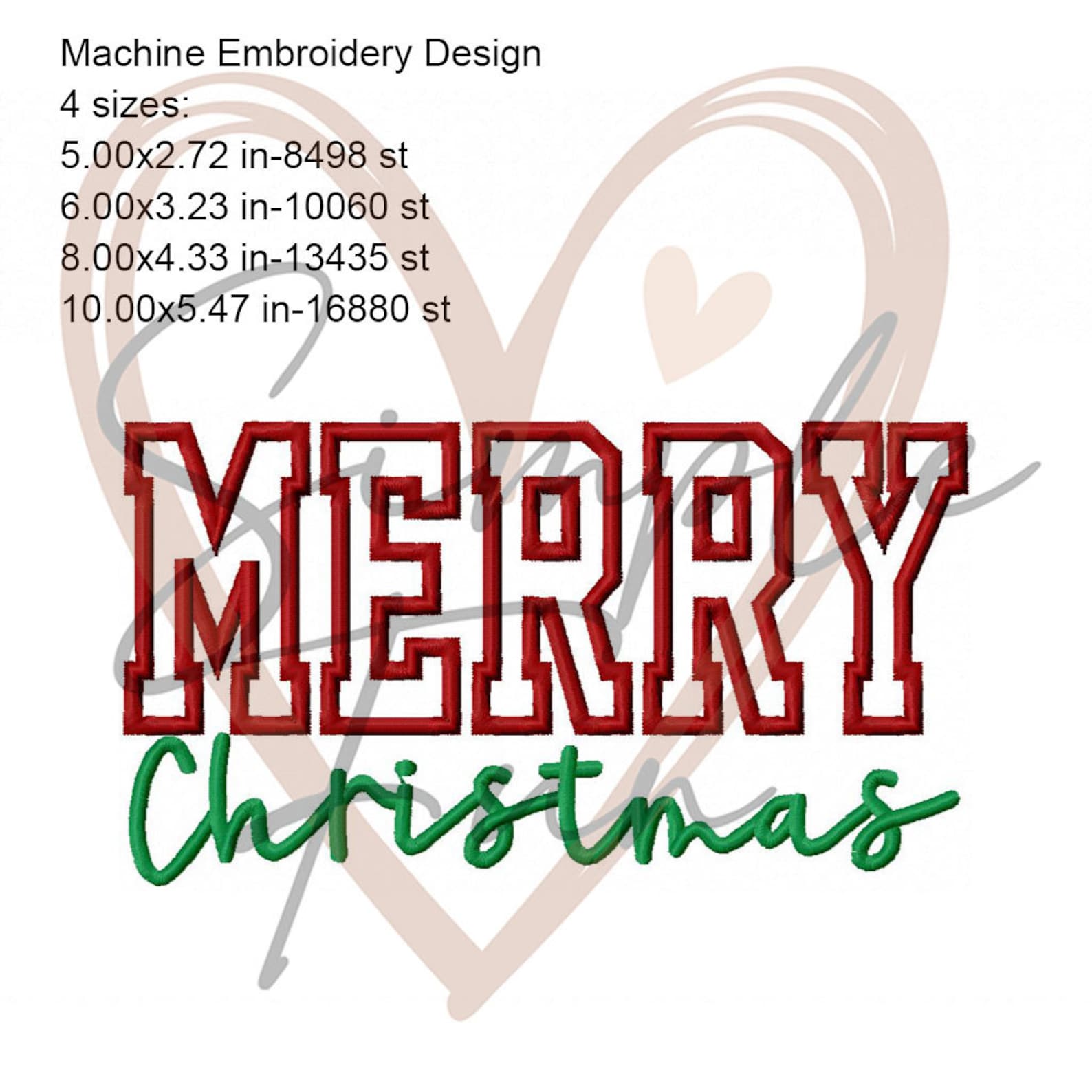 Merry Christmas Embroidery Design,christmas Applique Pattern,machine ...