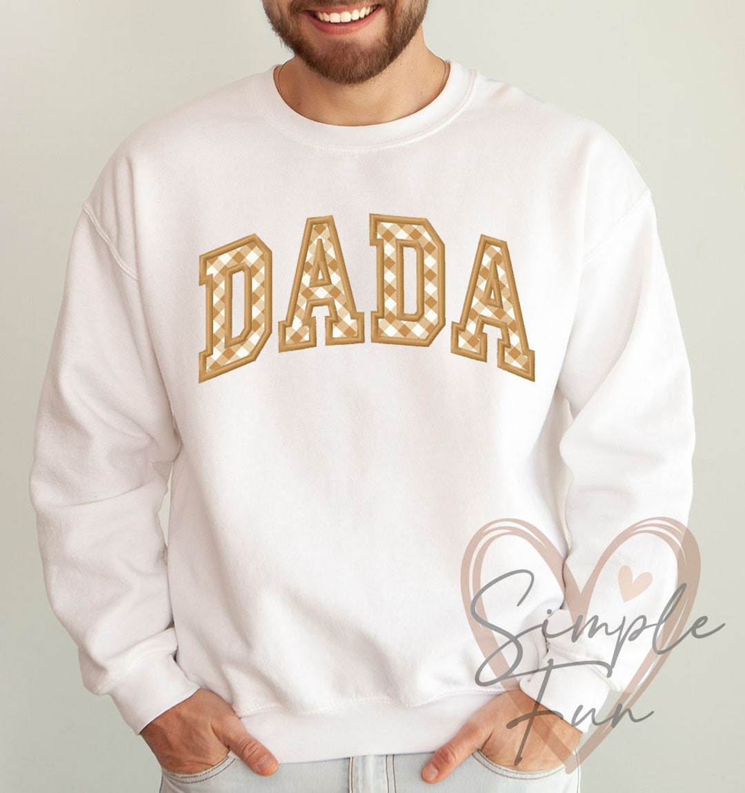 DADA Applique Embroidery Design,daddy Embroidery File,shirt Embroidery ...