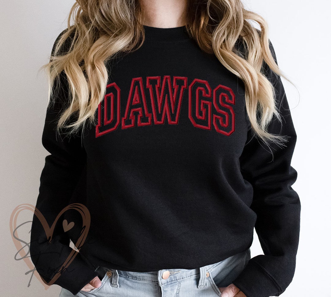 Dawgs Applique Patterndawgs Embroidery Designmachine - Etsy