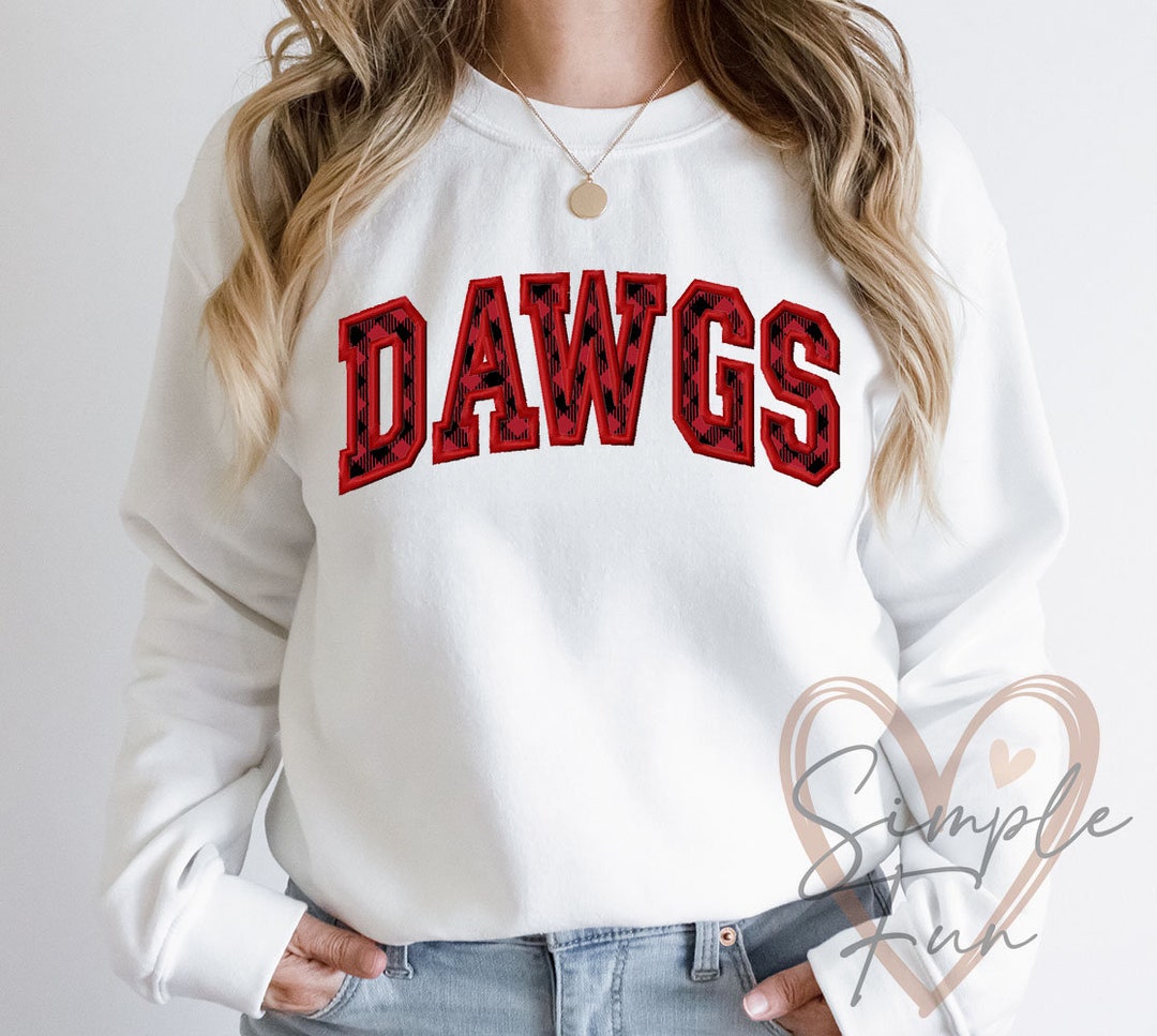 Dawgs Applique Pattern,dawgs Embroidery Design,machine Embroidery ...