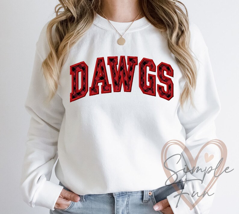 Dawgs Applique Patterndawgs Embroidery Designmachine - Etsy