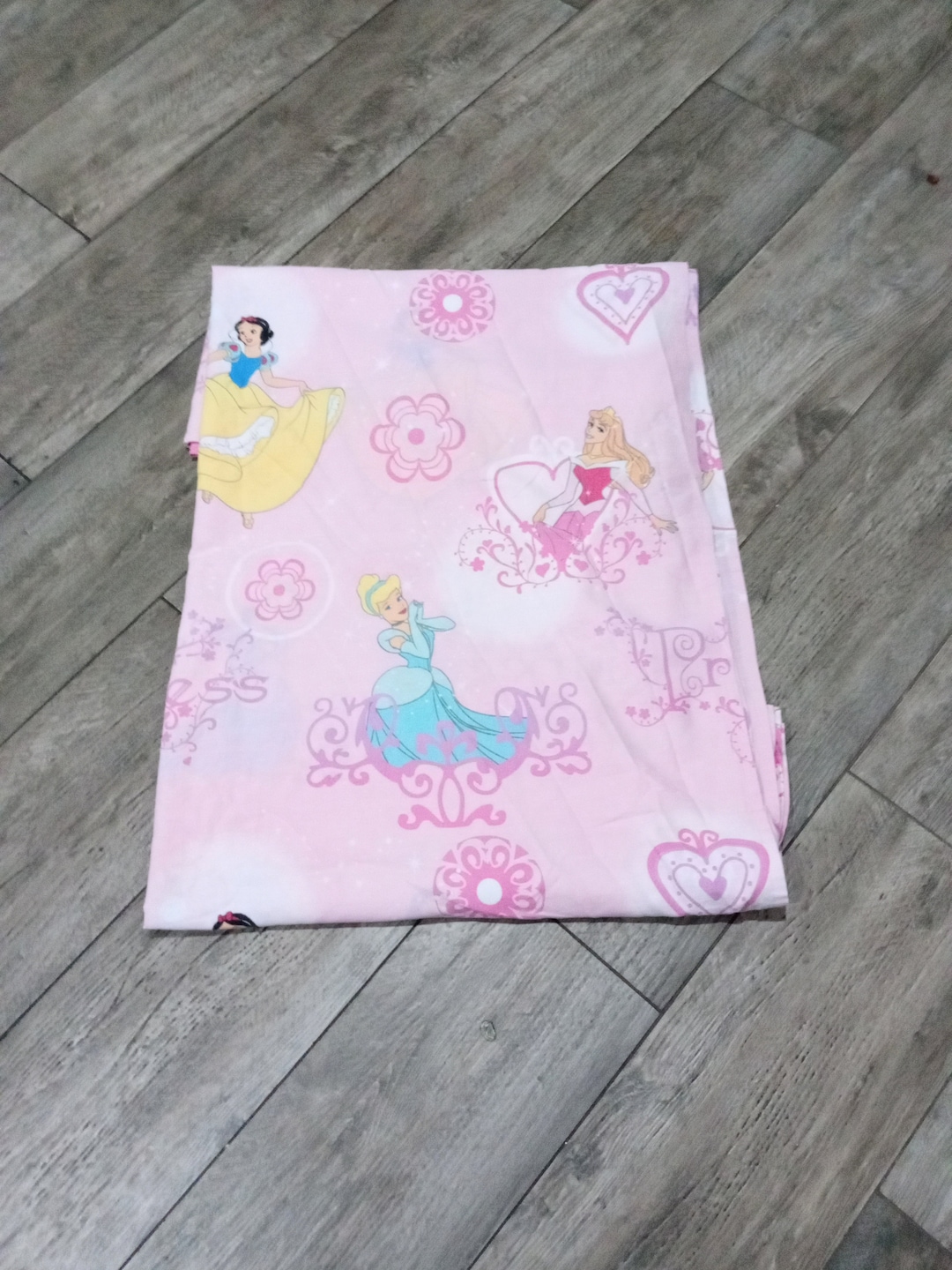 Disney Princess Snow White, Cinderella, Aurora Full Size Flat Sheet ...