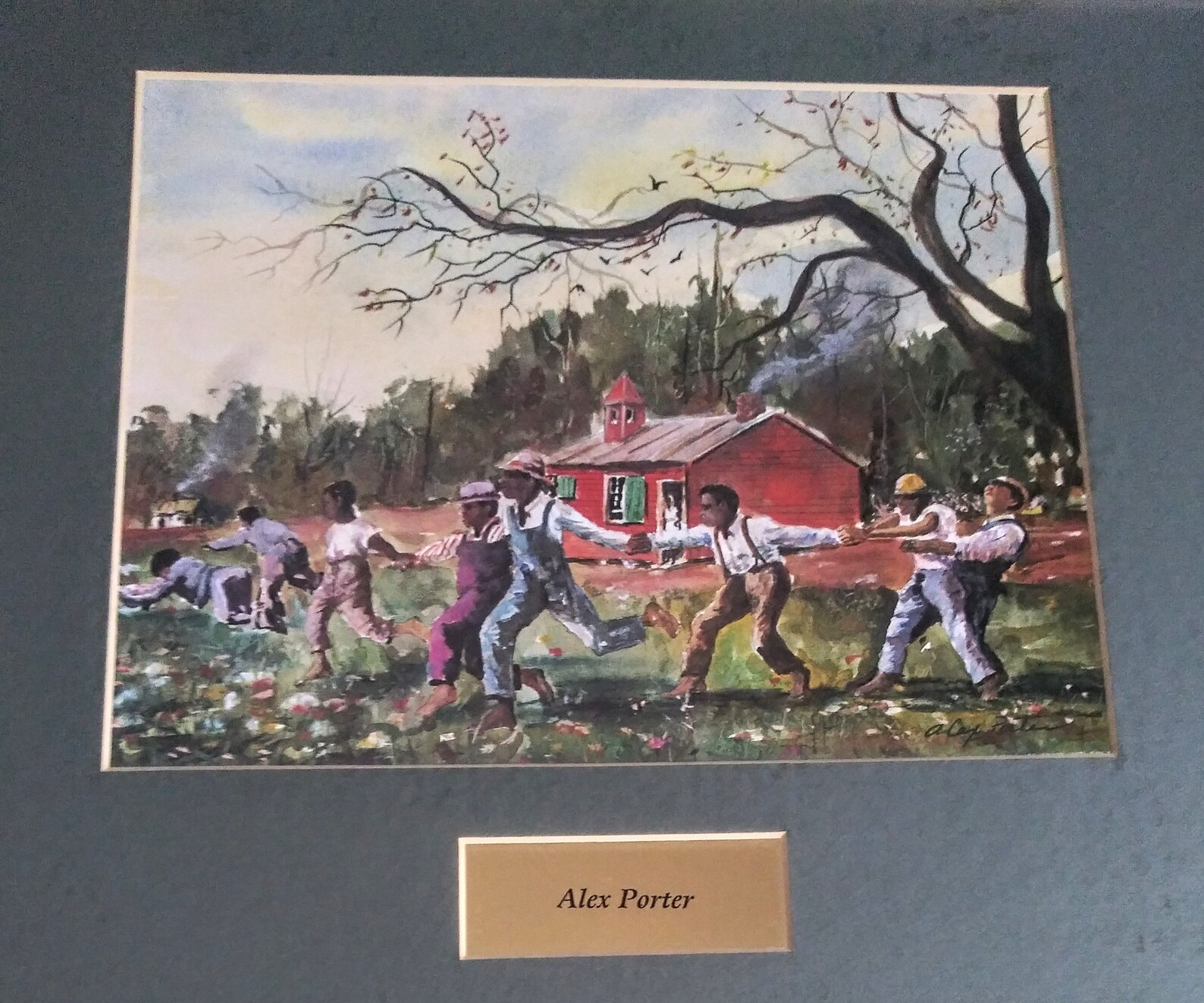 Alex Porter Art Picture Print Signed African American Boys - Etsy