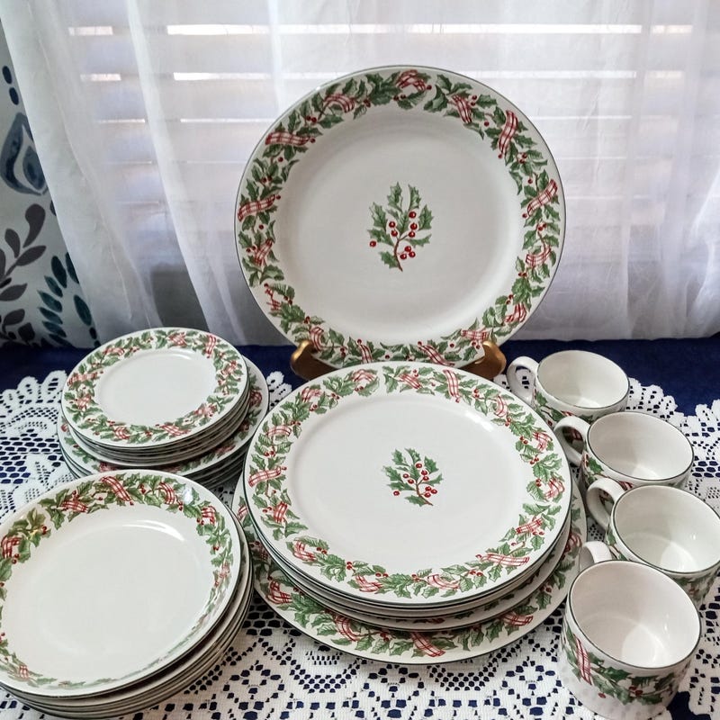 Christmas Dinnerware - Etsy