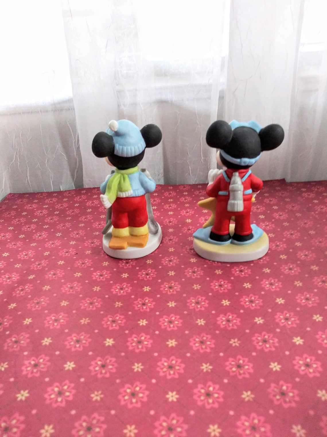 Vintage Walt Disney Production Mickey Mouse Figurines Made in - Etsy