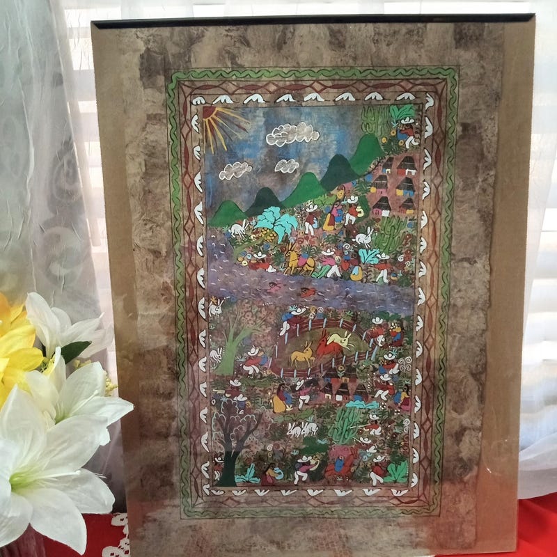 Amate Bark Painting - Etsy