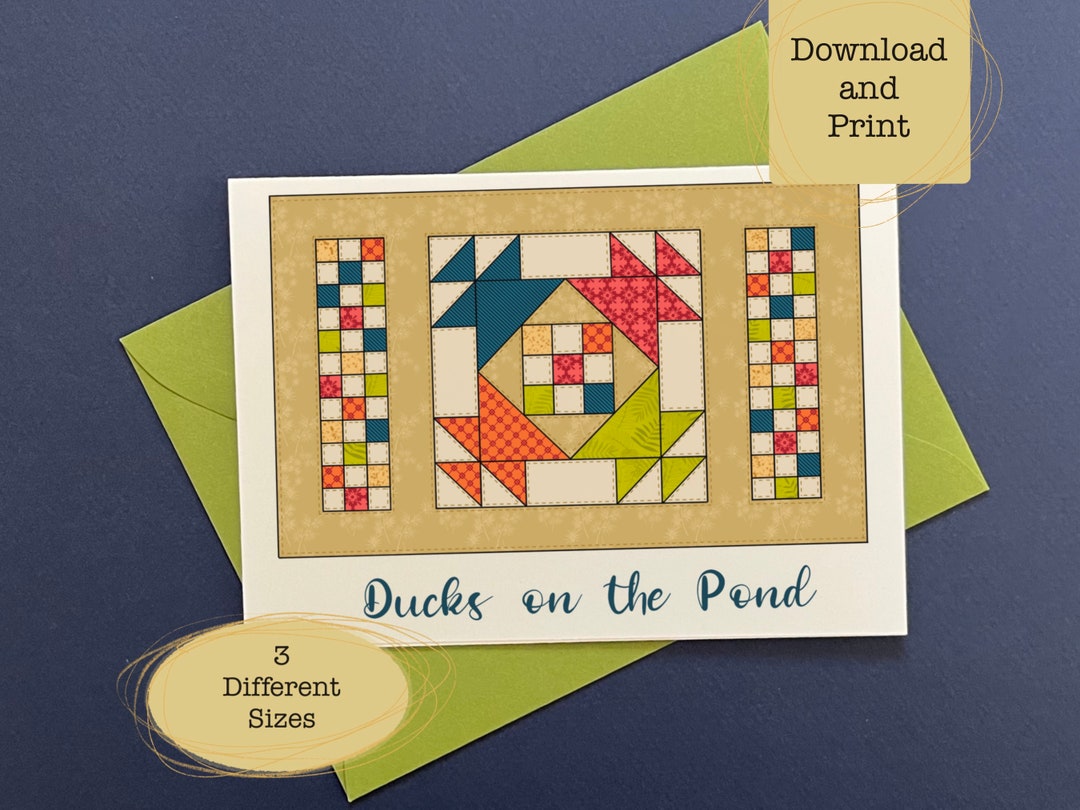 Digital Quilt Card - Quilt Cards - Quilt Art - Quilt Patterns - Quilt ...