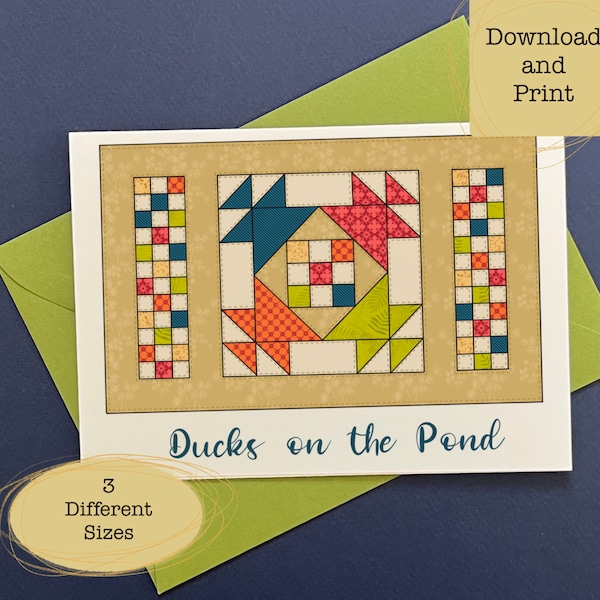 Quilt Card - Etsy