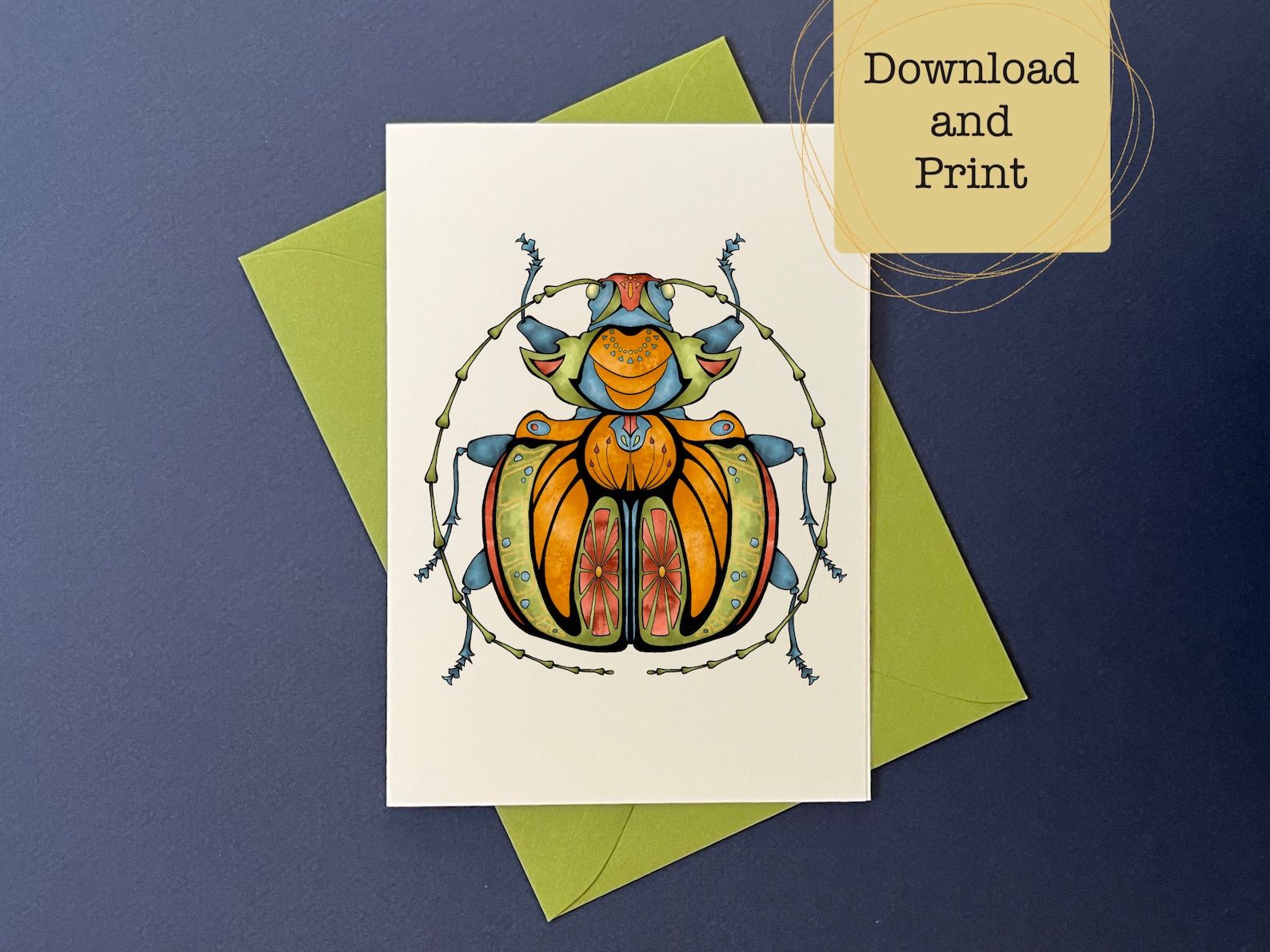 Printable Insect Cards- Bugs- Insects- Digital Bug Cards- Insect ...