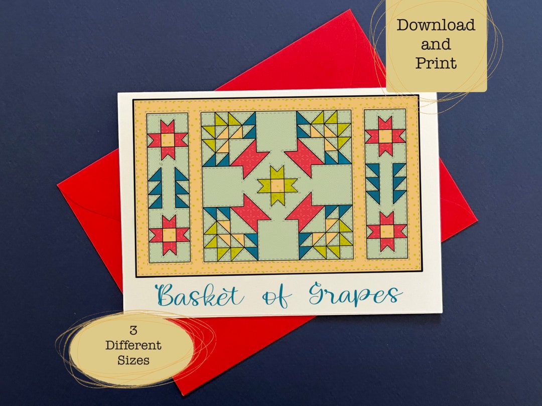 Digital Quilt Card - Quilt Greeting Card - Quilt Patterns - Susan Ewing ...