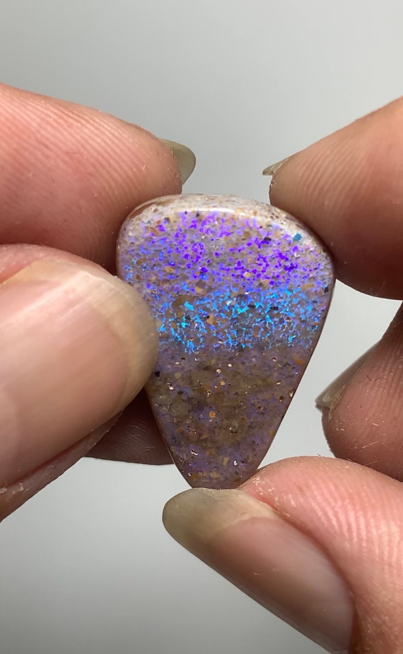 Louisiana Opal - Blue Purple Teal Flash - Etsy