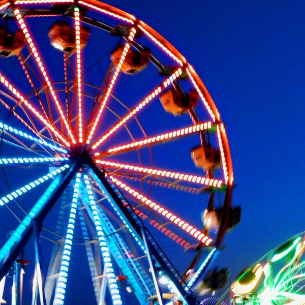 Carnival Ride Photo - Etsy