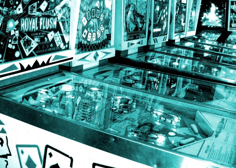 Pinball Machines PHOTO PRINT/POSTER, Arcade Game, Bumpers, Retro, Royal ...