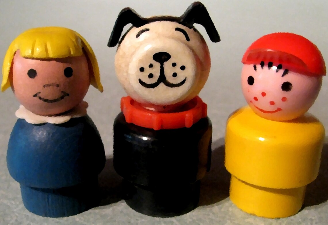 5 X 7 PRINT Vintage Fisher Price Little People PHOTO With 8 X - Etsy