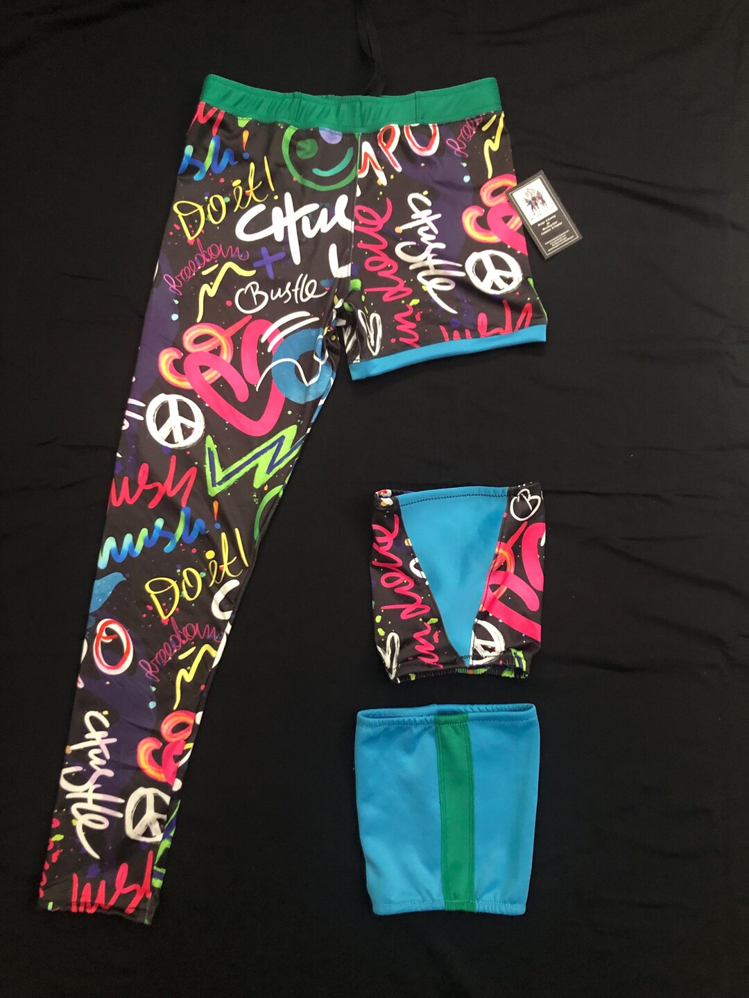 Men’s Pro Wrestling, Cosplay Half Tights Half Biker Shorts, Cosplay ...