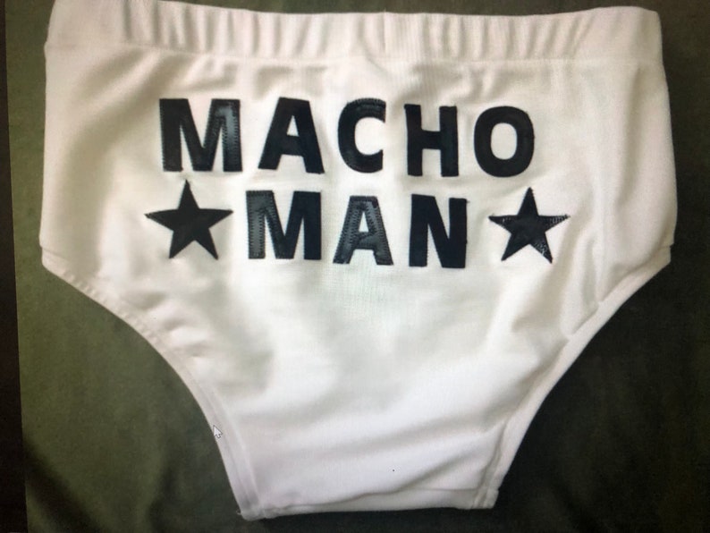 Pro Wrestling Trunks Macho Man , Bachler Party Costume, Size 34-36 ...