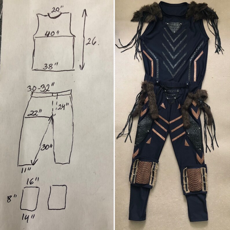 Pro Wrestling, Men Gear Post Apocalyptic/native Warrior Look Tights ...