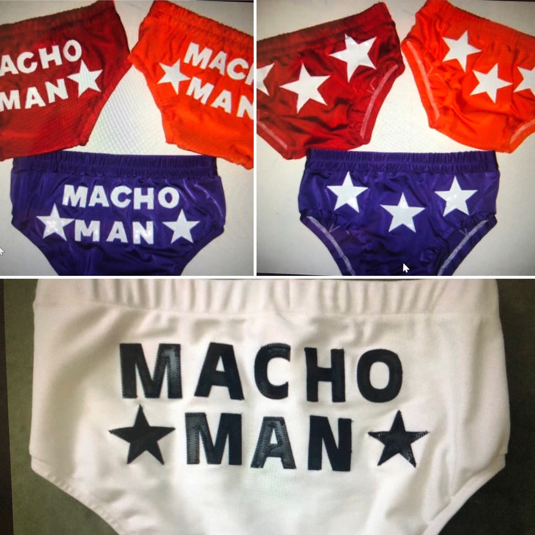 Pro Wrestling Trunks Macho Man Halloween Costume Size - Etsy