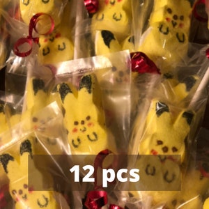 Pokémon Pikachu Marshmallow Lollipops (12 Ct) - Etsy