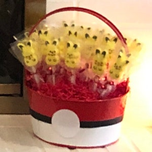 Pokémon Pikachu Marshmallow Lollipops (12 Ct) - Etsy