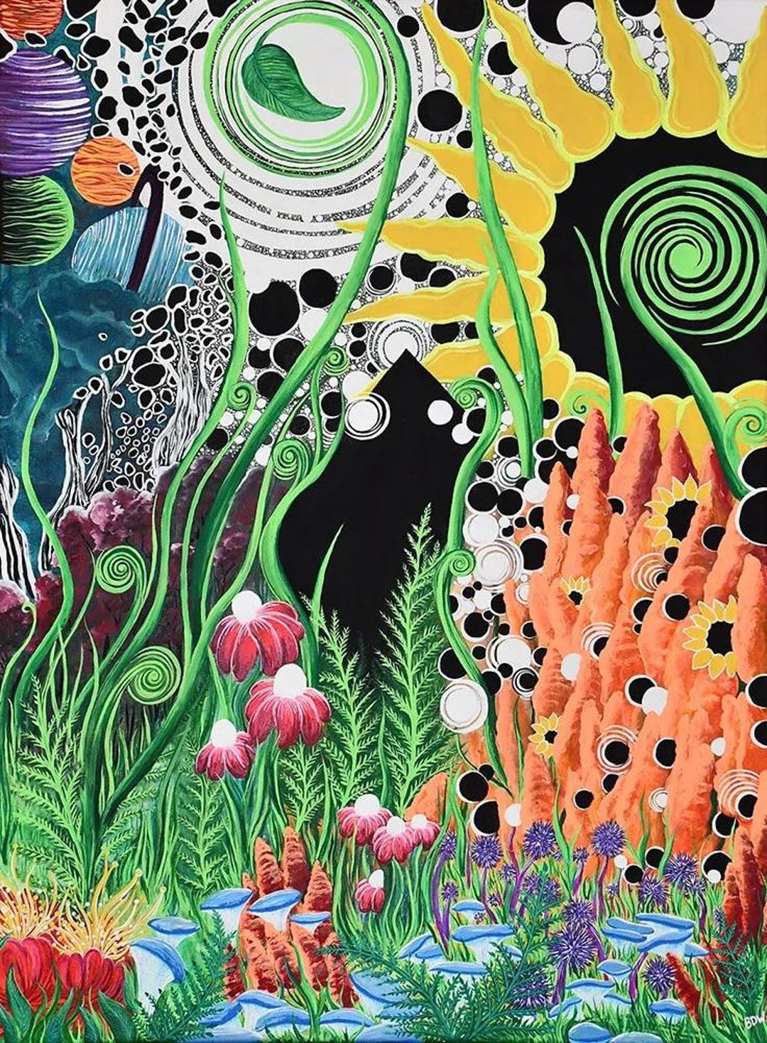 Spring Fever - 30x40 Inch Canvas Painting - Etsy
