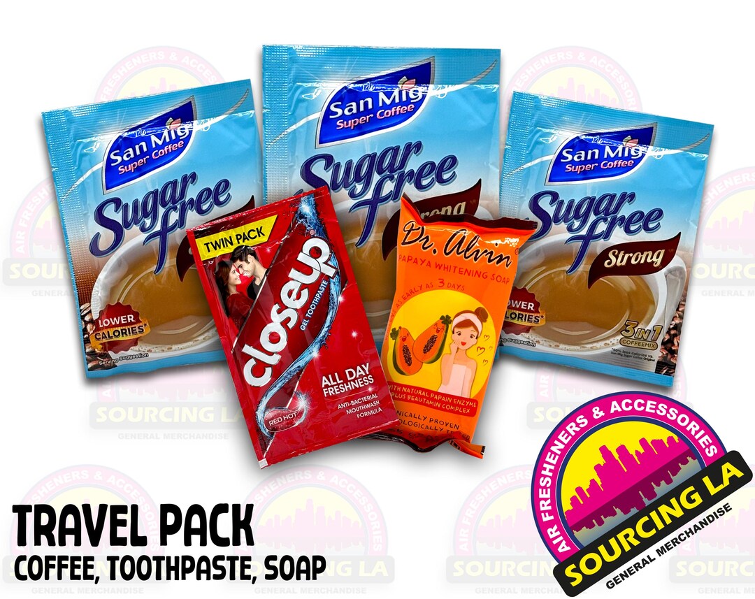 Travel Essentials Pack – Soap, Toothpaste & 3pcs Coffee Sachets - Etsy