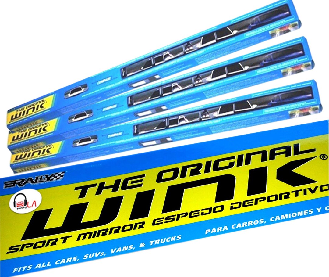 RALLY ORIGINAL WINK 5 Panel Rear View Mirror 34.44 X 2.75 - Etsy