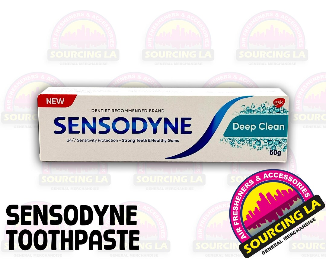 Sensodyne Deep Clean Toothpaste – Sensitive Teeth and Cavity Protection ...