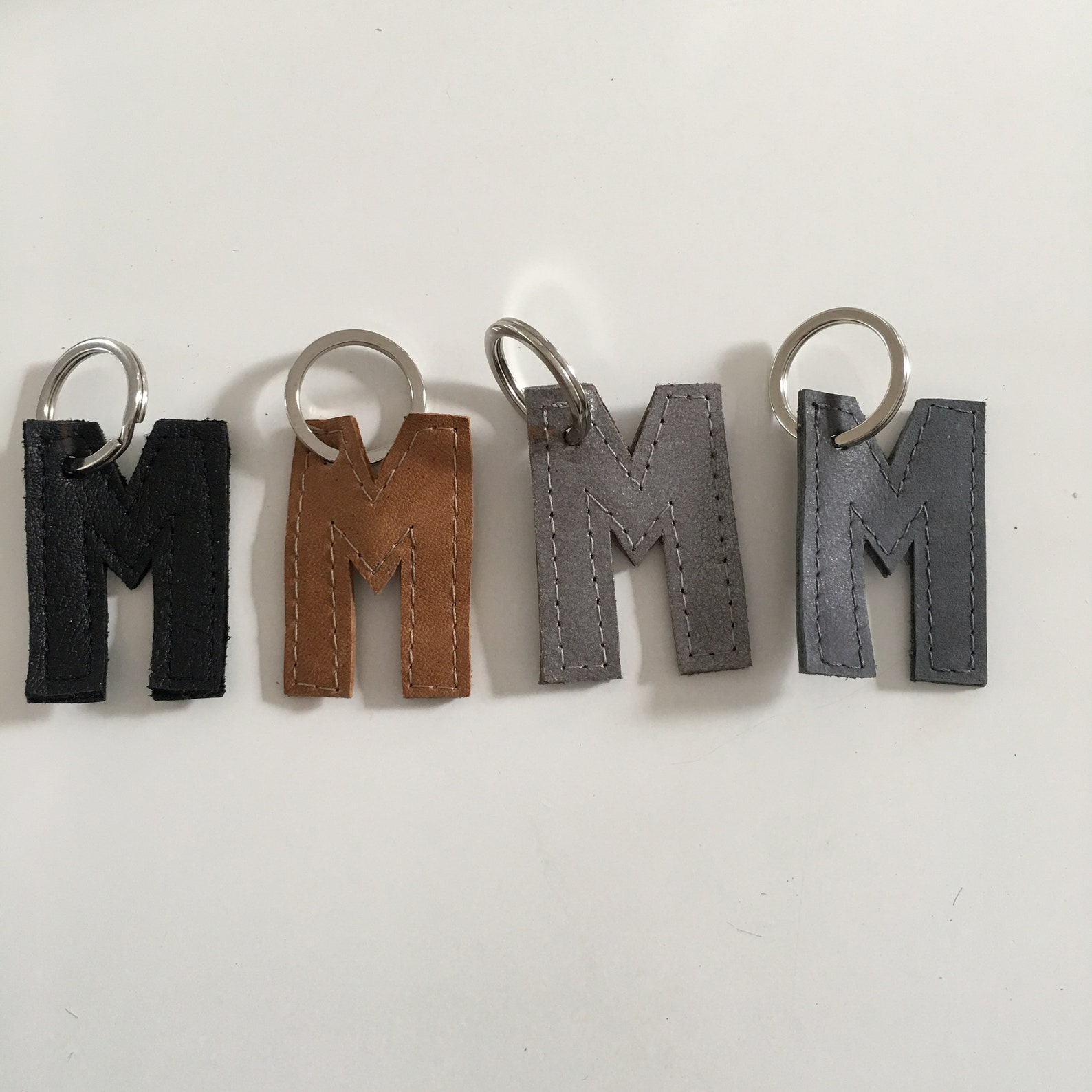 M Letter Key Chain | Etsy