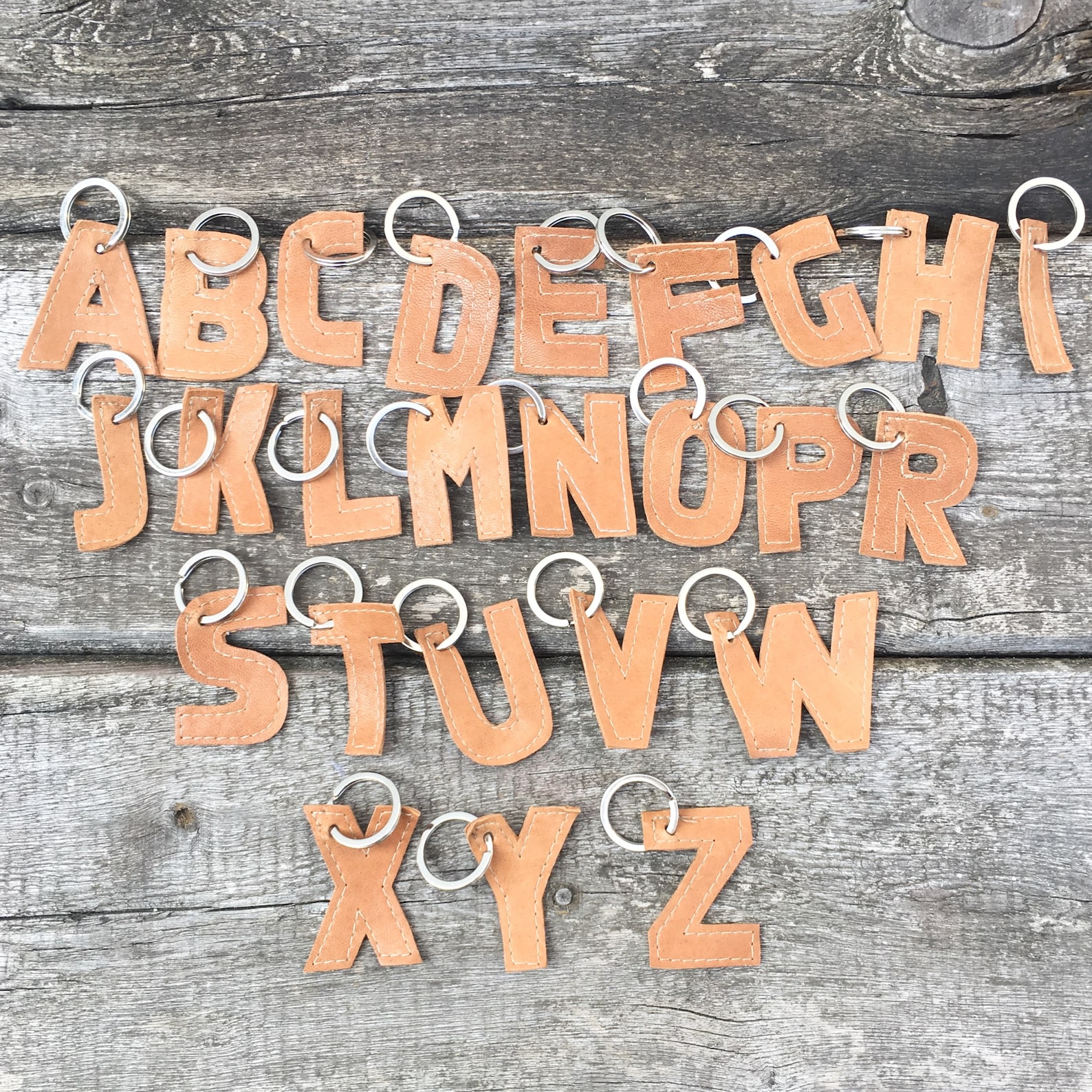 M Letter Key Chain | Etsy