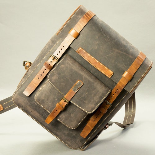 Toshiro Leather Backpack PDF Pattern Video Instructions - Etsy