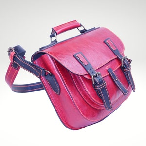 PDF Pattern for Elizabeth Messenger, DXF File for Laser Cut, Leather ...