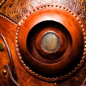 Dust Angel Skull Helmet Steampunk Industrial, Leather Helmet and Mask ...