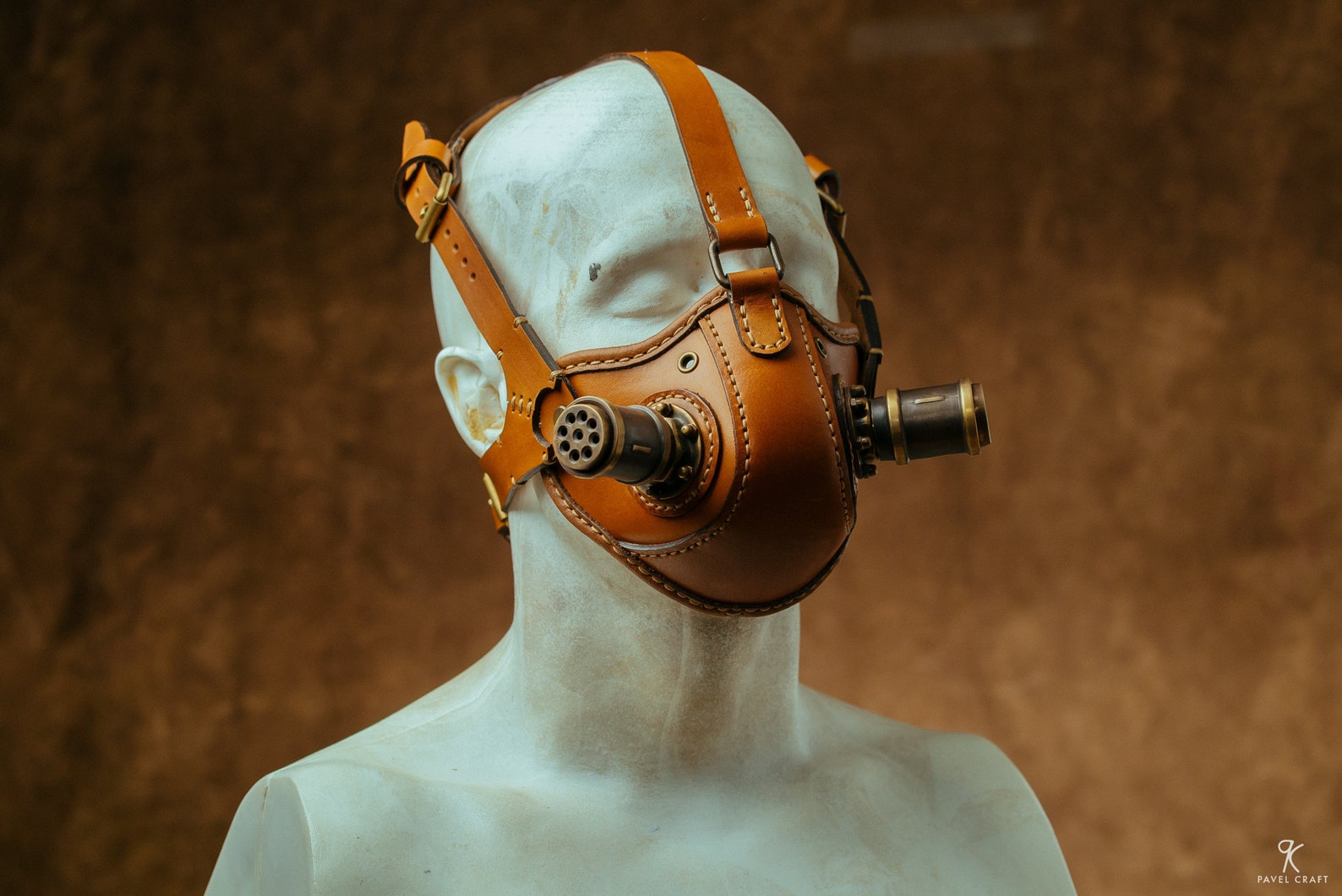Leather Steampunk Respirator Gas Mask - Etsy