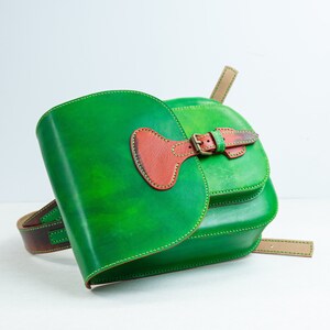 Elf Backpack Pattern, Back to School Leather Rucksack, PDF Pattern and ...