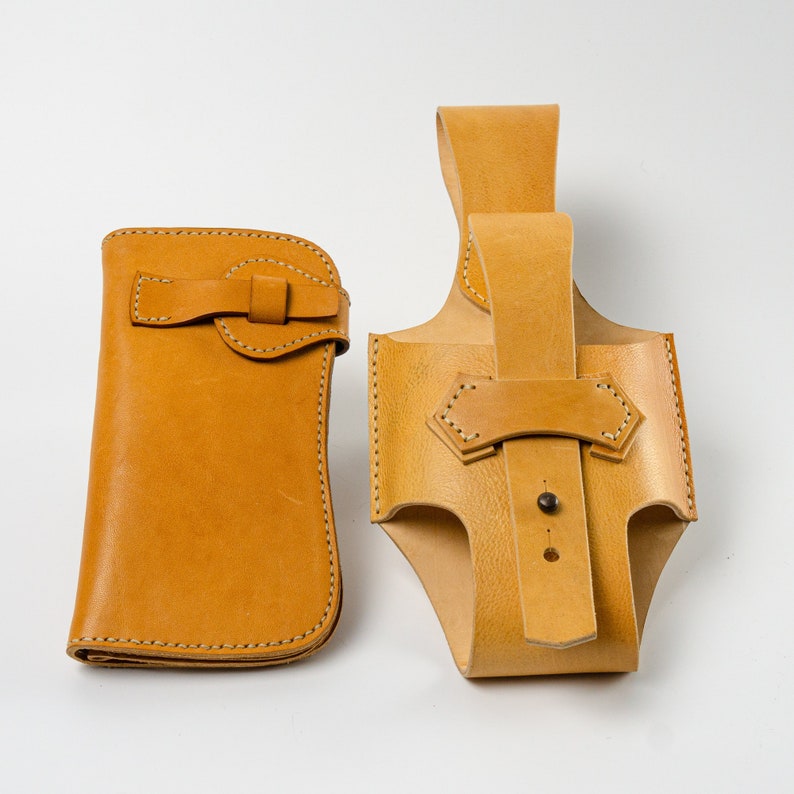 Leather Biker Wallet & Holster PDF Pattern and Tutorial - Etsy