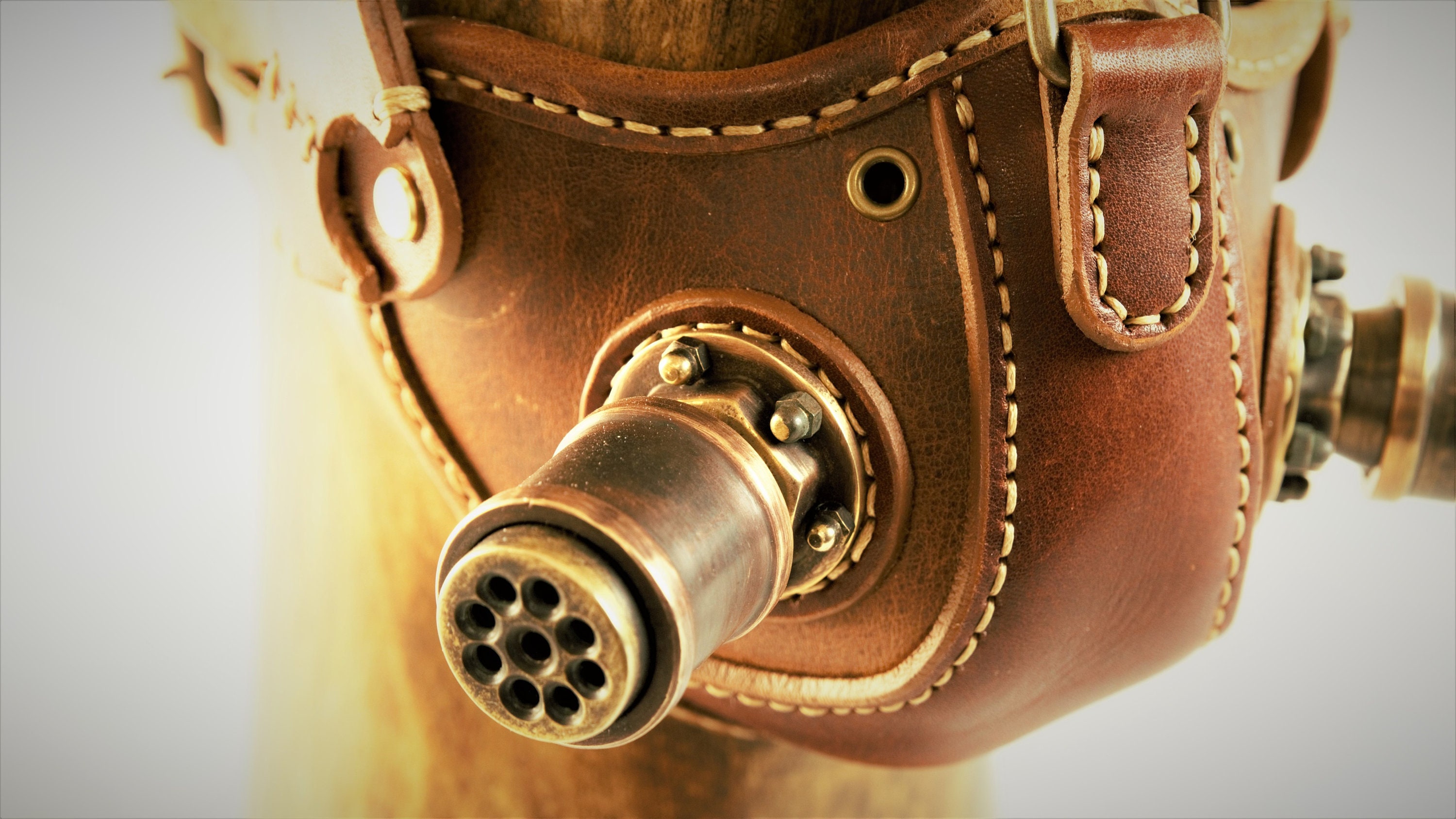 Leather Respirator, Steampunk Mask, Downloadable PDF Pattern Video ...