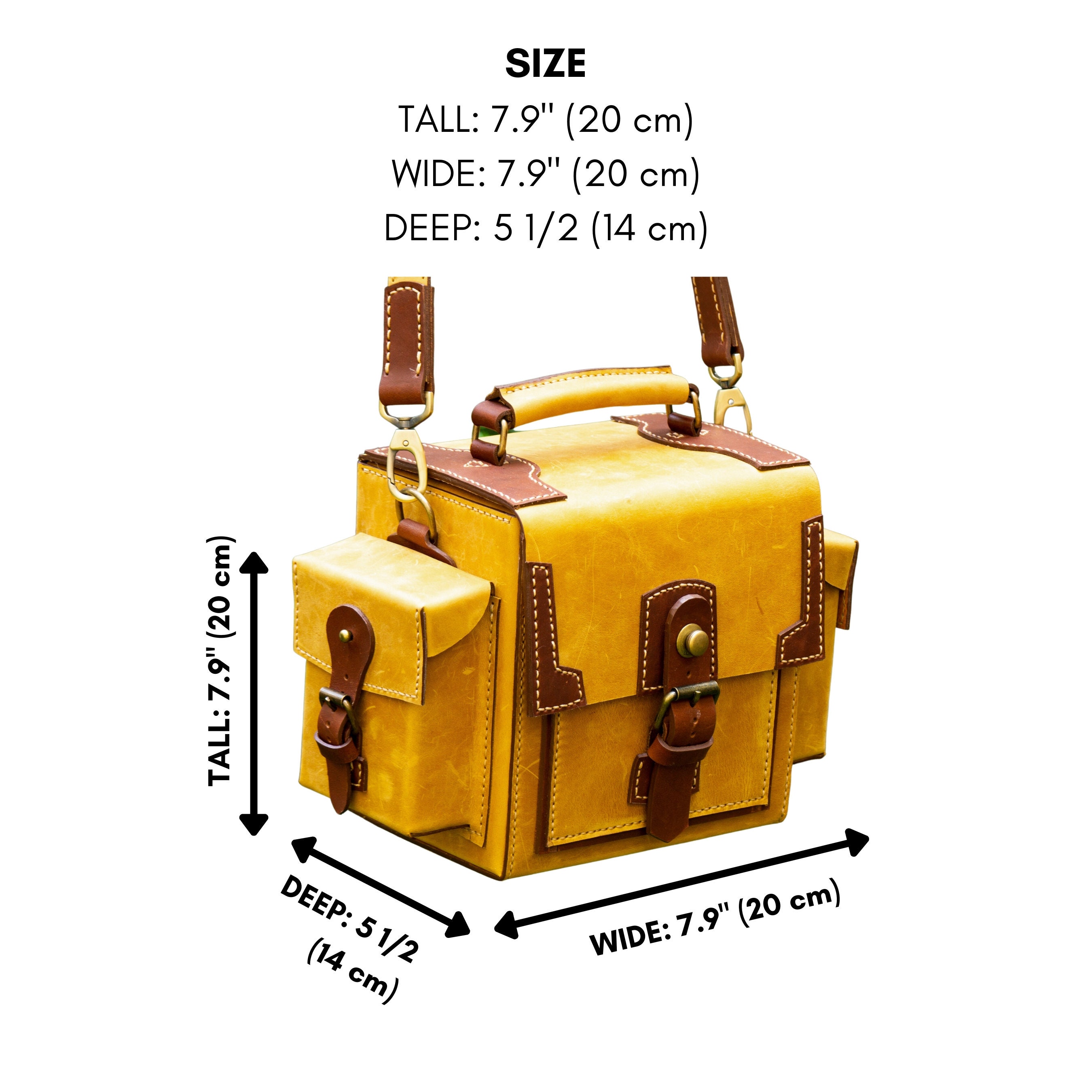 The CUBE Bag Pattern, Leather DIY, Leather Camera Bag, Leather ...