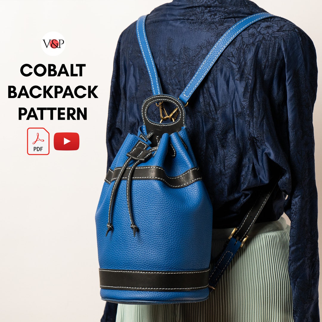 PDF Pattern for Cobalt Mini Bucket Backpack and Instructional Video by ...