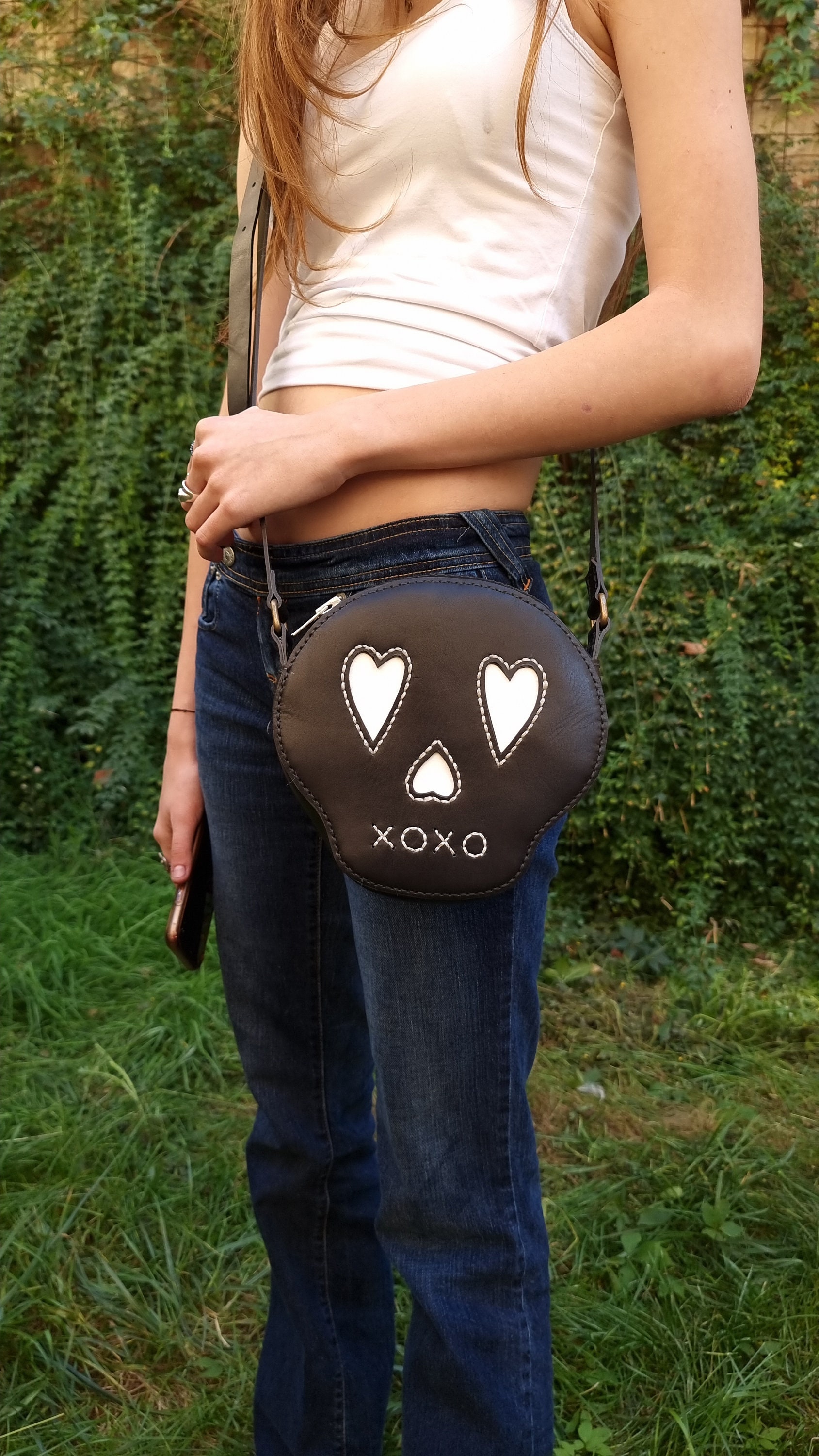 Skull Leather Bag Pattern PDF Pattern & Instructional Video - Etsy Canada