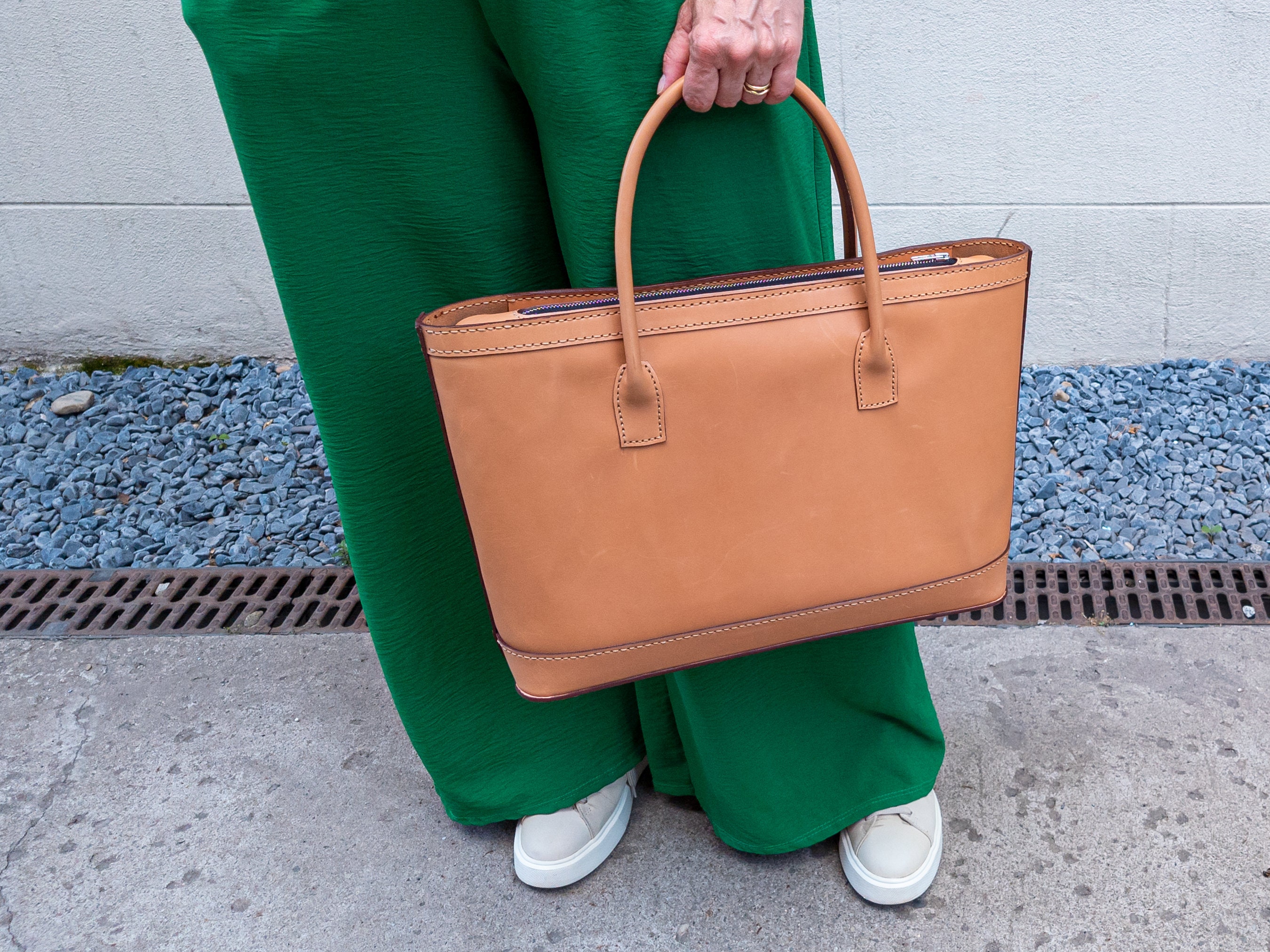 Emma Leather Tote Pattern, Shopping Bag, PDF Pattern & Video ...